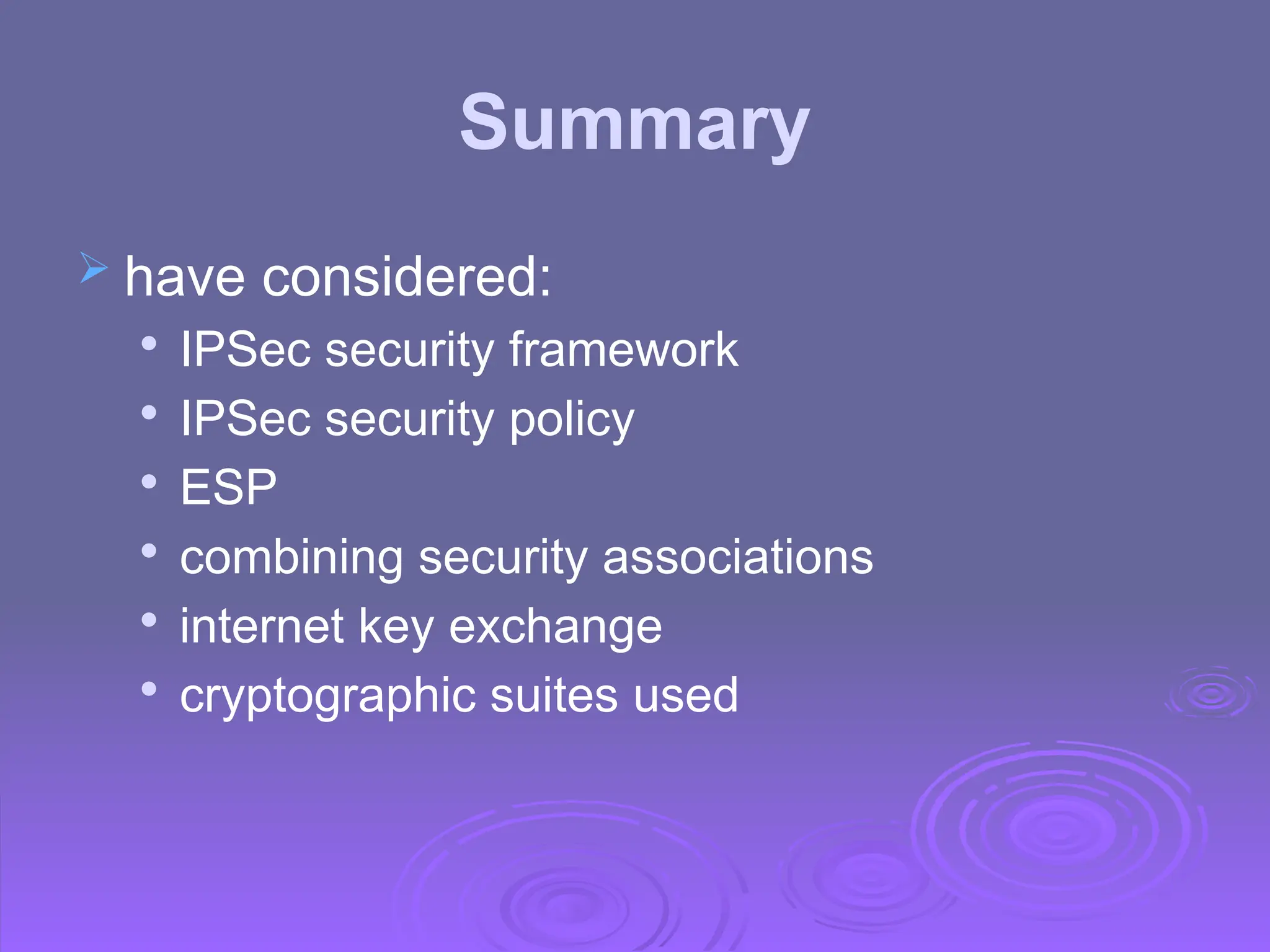 chAPTER 19 INTERNET PROTOCOL SECURITY PRESENTATION | PPTX