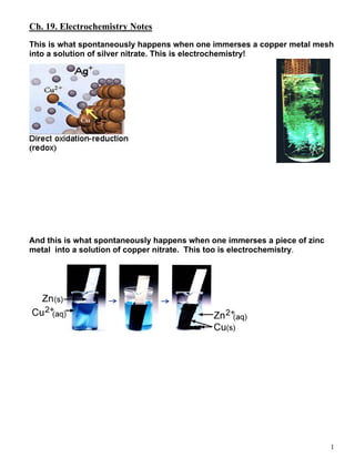 Ch19 notes electrochem complete 041913 | PDF