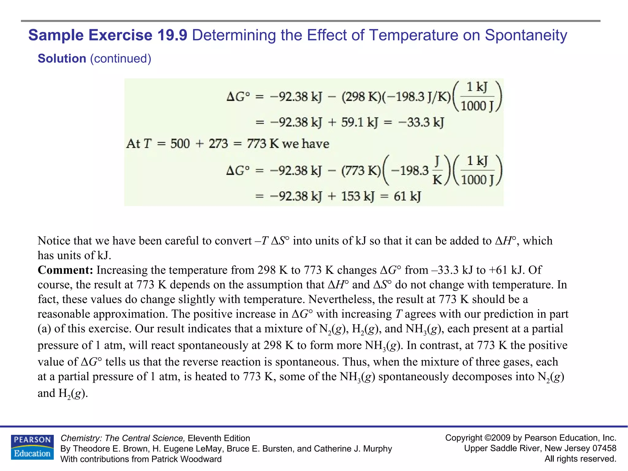 AP Chemistry Chapter 19 Sample Exercises | PPT | Chemistry | Science