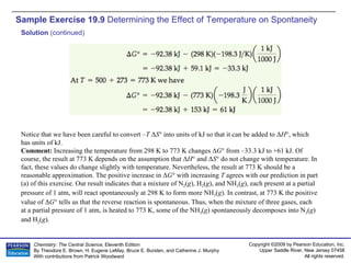 AP Chemistry Chapter 19 Sample Exercises | PPT | Chemistry | Science