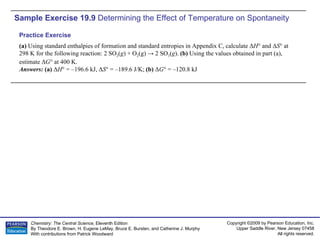 AP Chemistry Chapter 19 Sample Exercises | PPT | Chemistry | Science