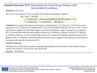 AP Chemistry Chapter 19 Sample Exercises | PPT | Chemistry | Science