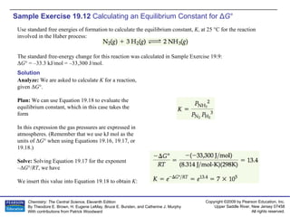 AP Chemistry Chapter 19 Sample Exercises | PPT | Chemistry | Science