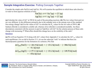 AP Chemistry Chapter 19 Sample Exercises | PPT | Chemistry | Science