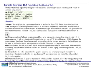 AP Chemistry Chapter 19 Sample Exercises | PPT | Chemistry | Science