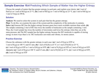AP Chemistry Chapter 19 Sample Exercises | PPT | Chemistry | Science