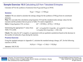 AP Chemistry Chapter 19 Sample Exercises | PPT | Chemistry | Science