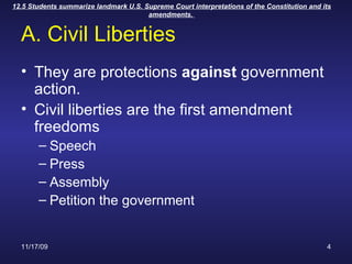 Ch 19 Sec 1 Civil Libertis | PPT
