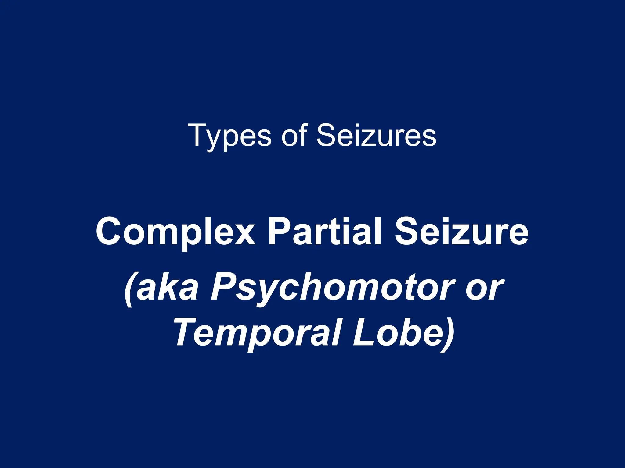 Chapter 19 Seizures & Syncope ppt for EMT | PPT