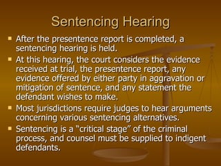 Ch 19 Sentencing and Punishment | PPT