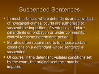 Ch 19 Sentencing and Punishment | PPT