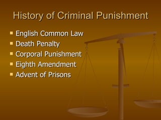 Ch 19 Sentencing and Punishment | PPT