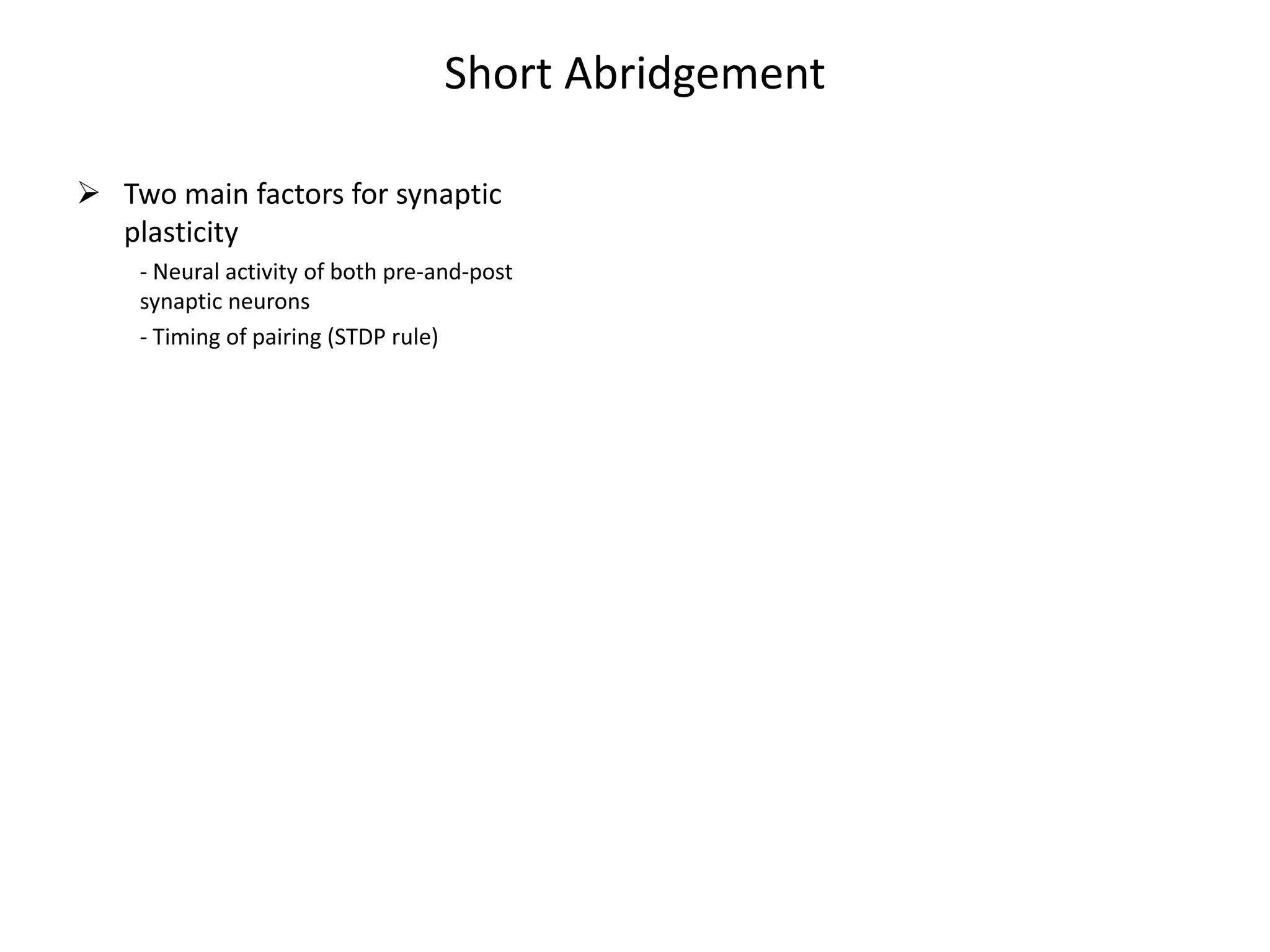 Ch 19 synaptic_plasticity | PPTX Ch 19 synaptic_plasticity | PPTX
