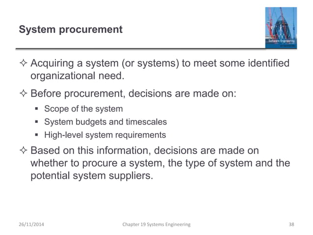 Ch19 systems engineering | PPT