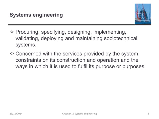 Ch19 systems engineering | PPT