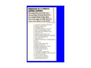 Ch 1 a how to read a stock table | PPT