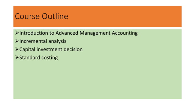 ch 1 advanced management accounting.pptx | Business Accounting ...