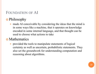CH1_AI_Lecture1.ppt | Artificial Intelligence | Technology & Computing