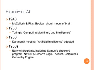 CH1_AI_Lecture1.ppt | Artificial Intelligence | Technology & Computing