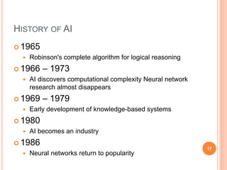 CH1_AI_Lecture1.ppt | Artificial Intelligence | Technology & Computing