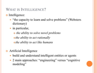 CH1_AI_Lecture1.ppt | Artificial Intelligence | Technology & Computing