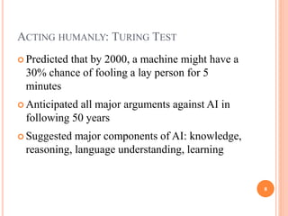 CH1_AI_Lecture1.ppt | Artificial Intelligence | Technology & Computing