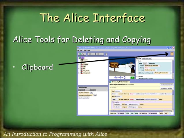 Ch 1 alice interface | PPT