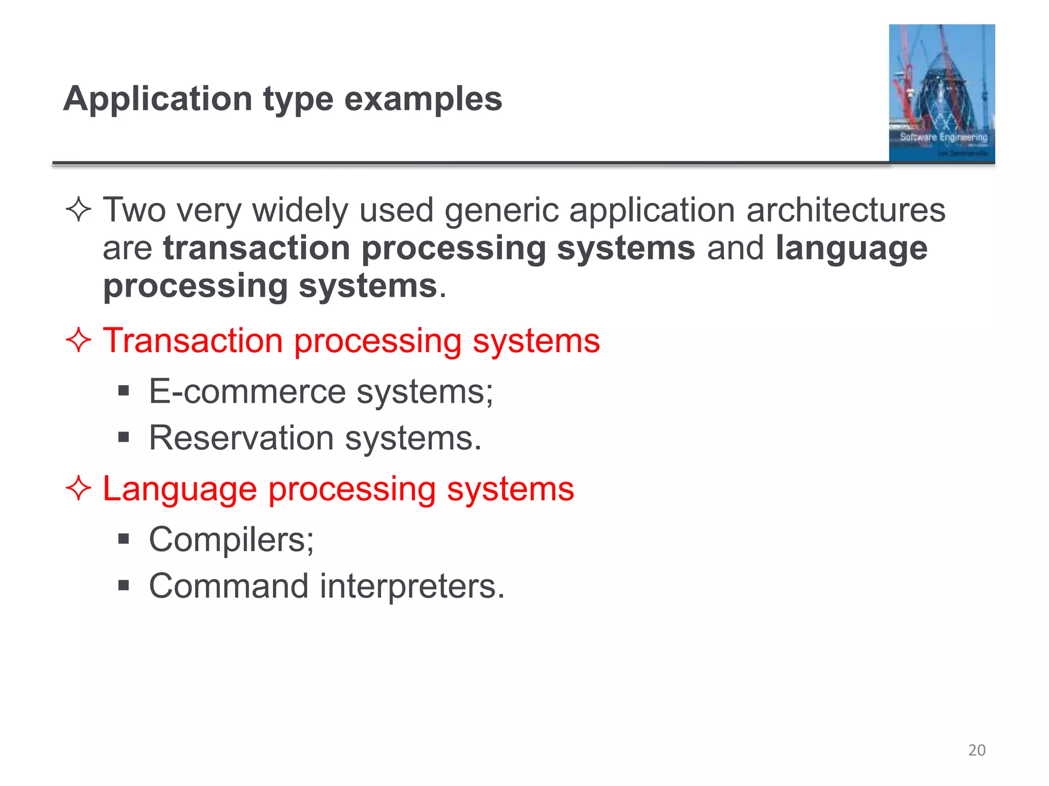 Application architectures - Software Architecture and Design | PPT