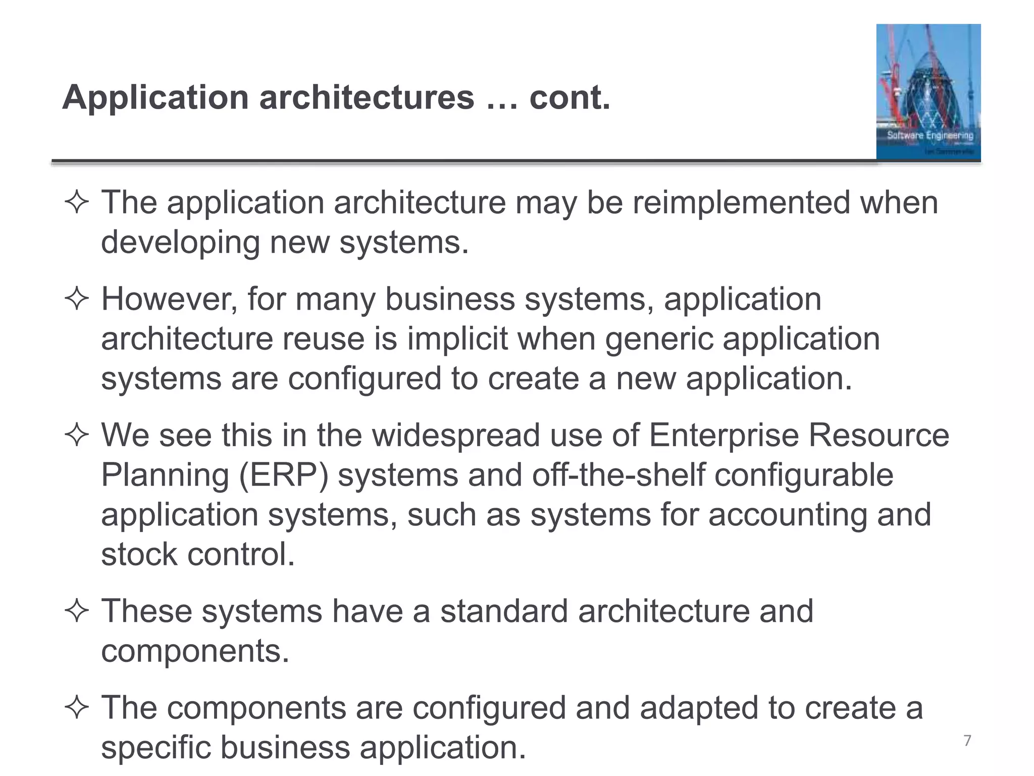 Application architectures - Software Architecture and Design | PPT