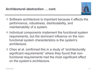 Software Architecture and Design | PPTX