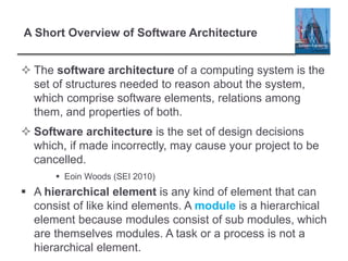 Software Architecture and Design | PPTX