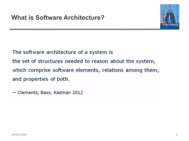 Software Architecture and Design | PPTX