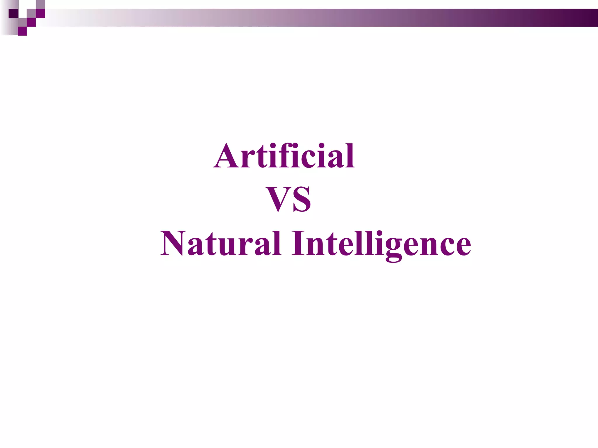 (Ch#1) artificial intelligence | PPT