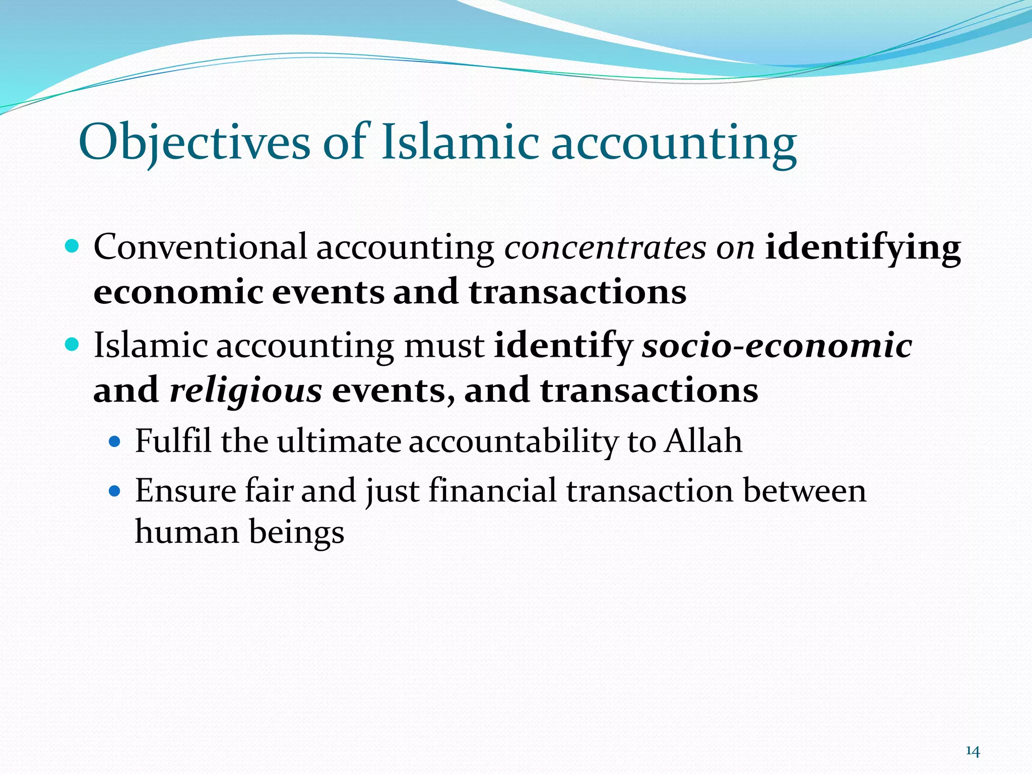Ch# 1 basis of islamic accounting theory (1) | PPT