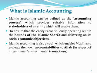 Ch# 1 basis of islamic accounting theory (1) | PPT