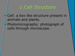 Cells and tissues | PPTX