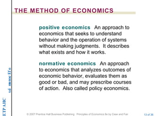 Scope and Method of Economics | PPT