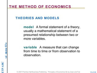 Scope and Method of Economics | PPT