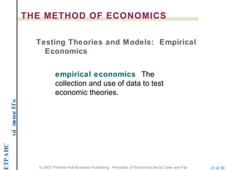 Scope and Method of Economics | PPT