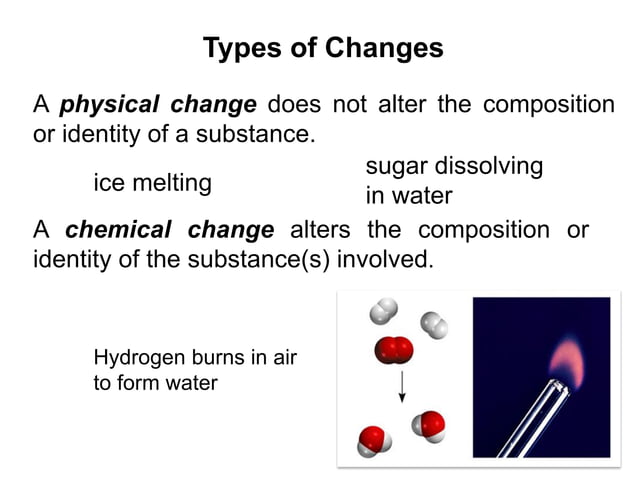 Ch1 chemistry the study of change | PDF