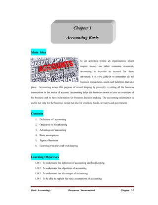 Ch1 Accounting Basic | PDF