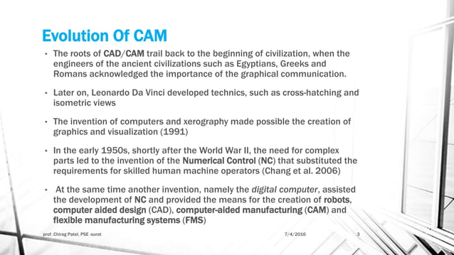 Introduction of computer aided manufacturing.pptx | Radio Control ...