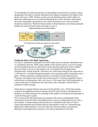 Ch1 computer networks internet_encapsulation_4 | PDF