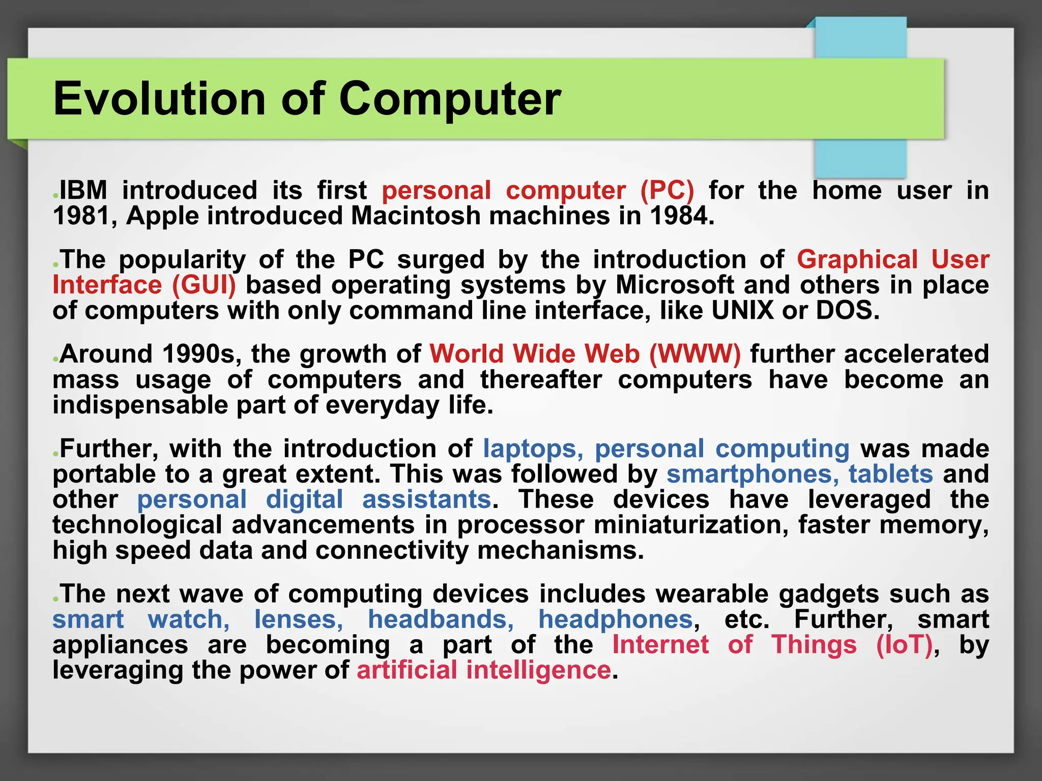 baisc of Computer System part 1 doe clas | PPTX | Operating Systems ...