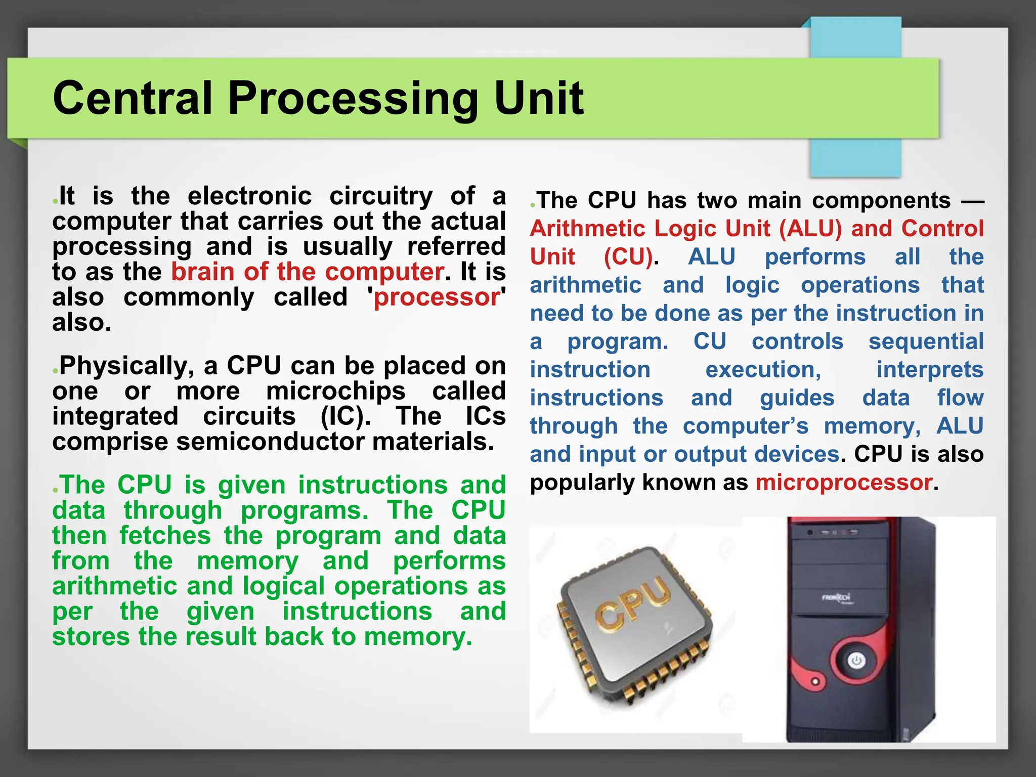 baisc of Computer System part 1 doe clas | PPTX | Operating Systems ...