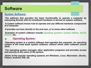 baisc of Computer System part 1 doe clas | PPTX | Operating Systems ...