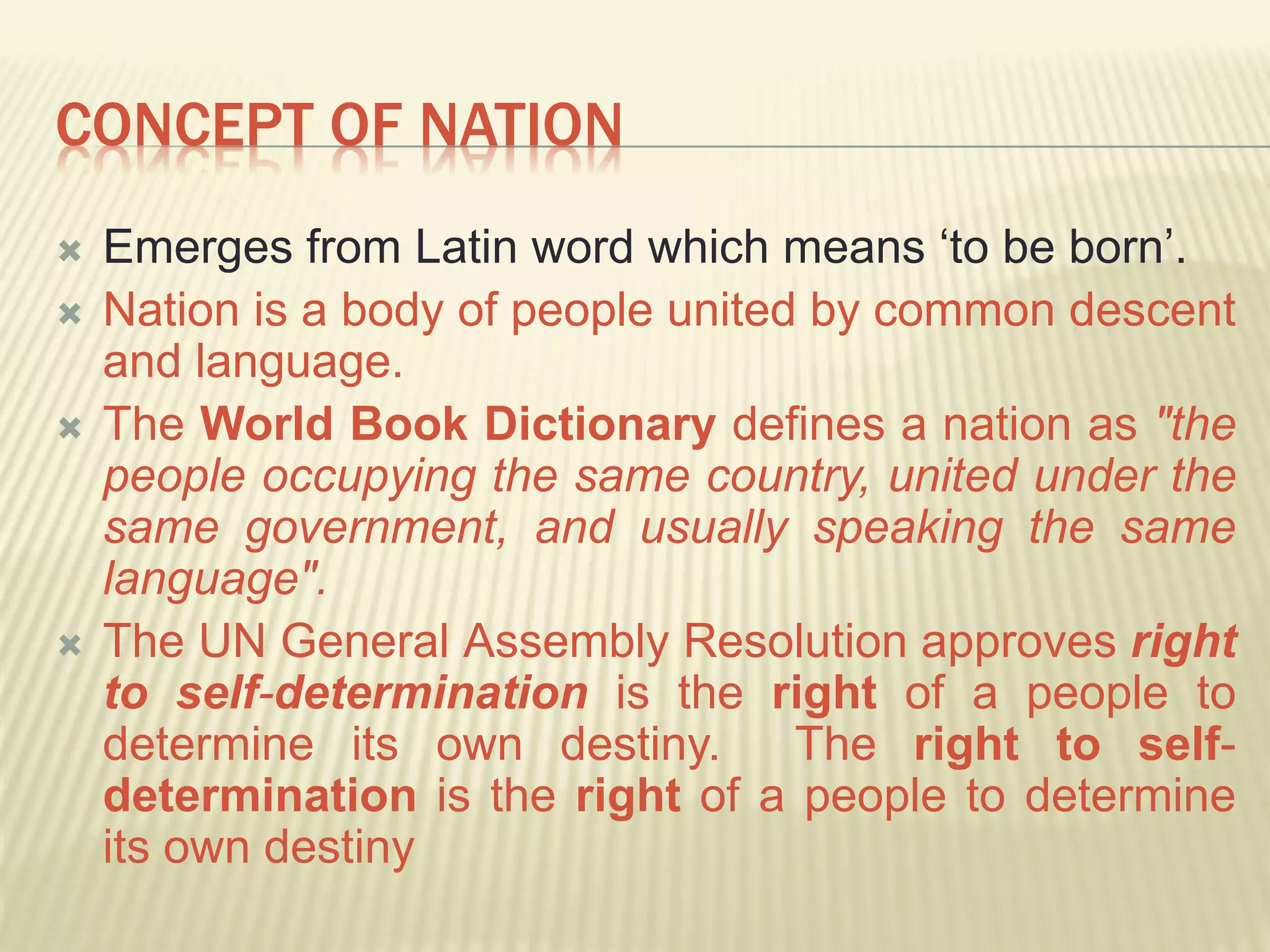 Ch 1 Concept of State and Nation | PPTX