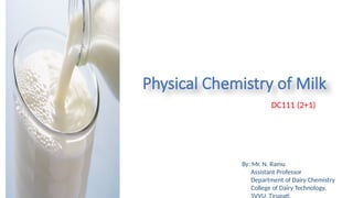 1. Milk Constituents, Gross composition of milk | PPTX