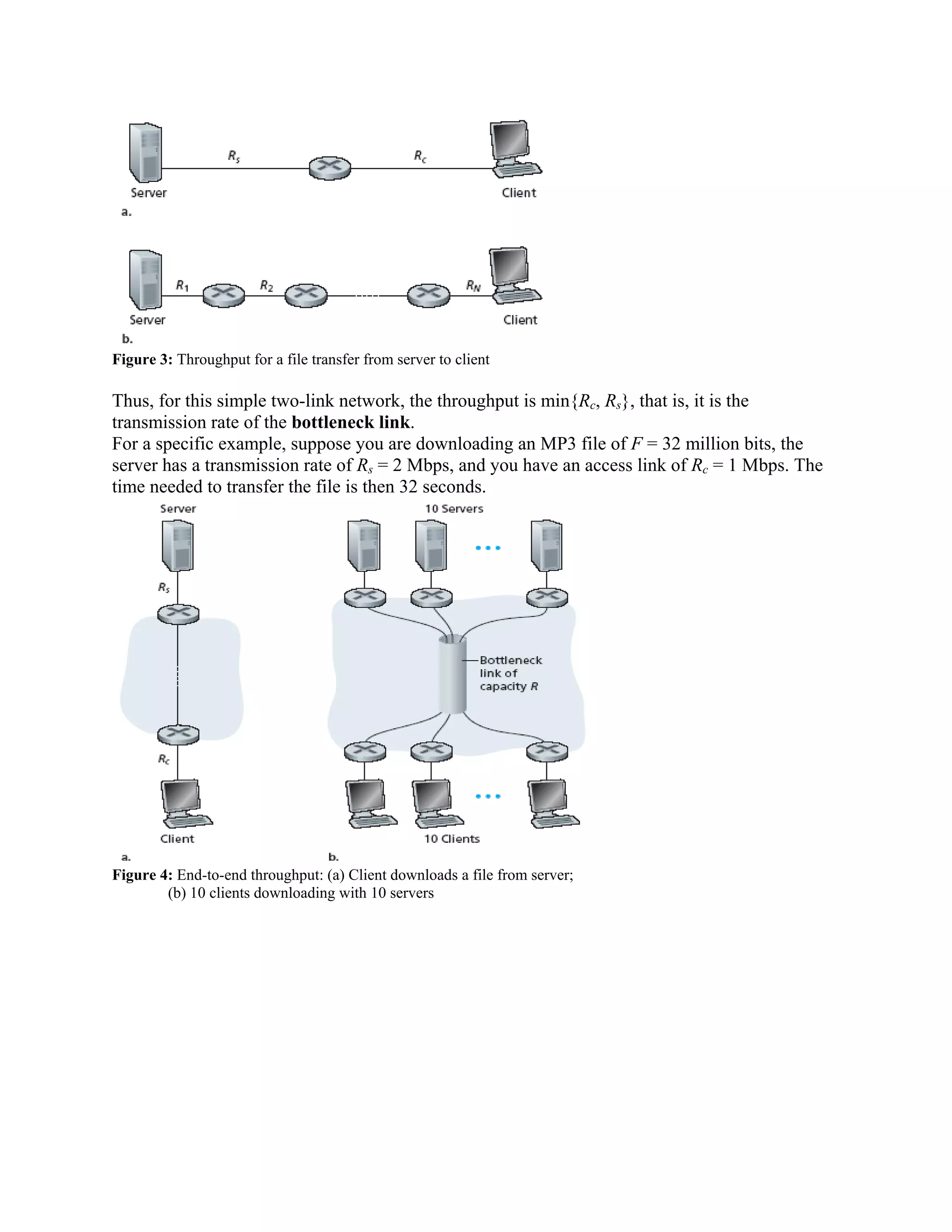 Ch1 delays, loss, and throughput l5 | PDF | Computer Networking | Computing