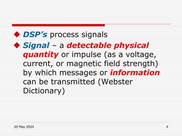Ch1 EE412 Introduction to DSP and .ppt